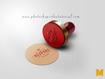 Free Rubber Stamp Mockup: 20 Creative Stamp Mockup Template - DesignYep