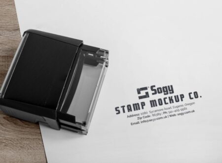 Free Rubber Stamp Mockup: 20 Creative Stamp Mockup Template - DesignYep