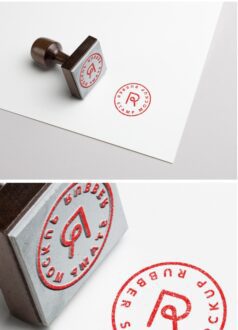 Free Rubber Stamp Mockup: 20 Creative Stamp Mockup Template - DesignYep